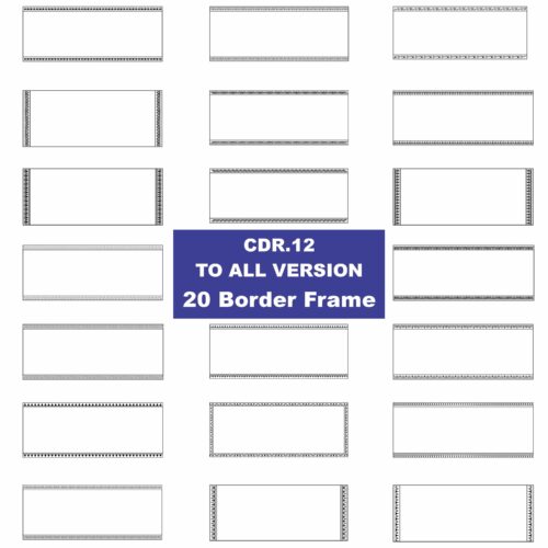 CDR frame clipart design - KingPik