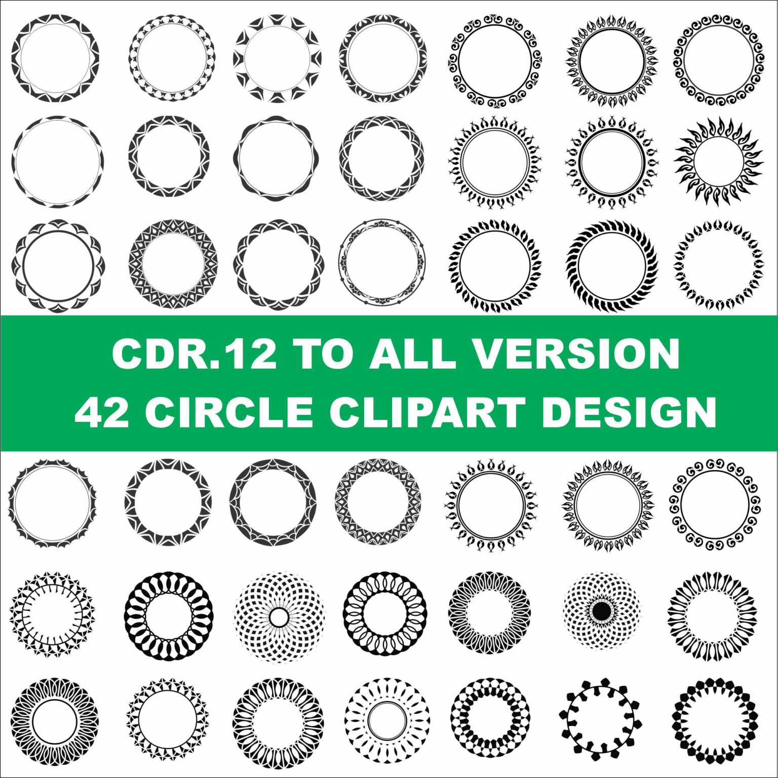 Fancy Circle Clipart Design - KingPik